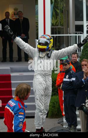 Race winner Nicolas Kiesa (DEN) Den Bla Avis..FIA Formula 3000 ...