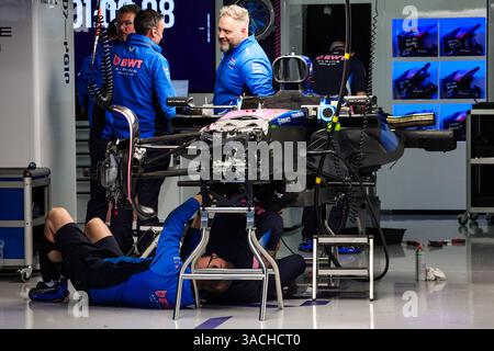 Alpine F1 Team A525, mechanical detail gearbox, boite de vitesse during ...