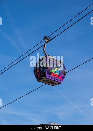 IFS Cloud Royal Docks Gondola lift station in Royal Docks, London Stock ...
