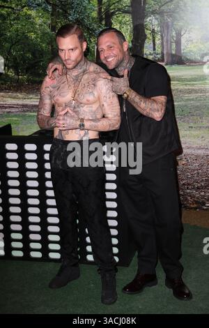 Kontra K, aka Maximilian Tibor Albert Diehn, Berlin rapper with his wax ...