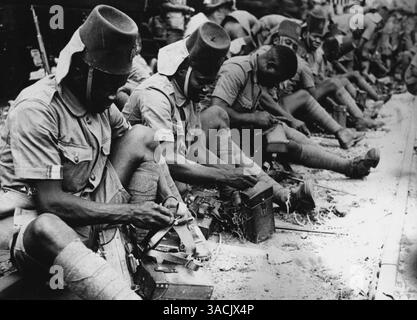 Public Forces Belgian Congo - After the landing in a port in Western ...