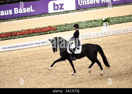Isabel Freese on Total Hope OLD during the FEI Dressage World Cup Grand ...
