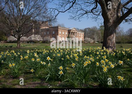 Himley Hall photographed in early Spring, 2025. Staffordshire. England ...