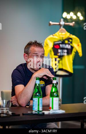 Team Visma-Lease a Bike sports director Grischa Niermann pictured ...