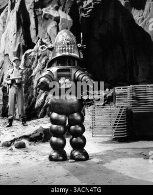 Studio Publicity Still: "Forbidden Planet" Walter Pidgeon, Robby the ...