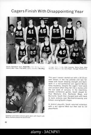 This 1972 yearbook from South High documents students, teachers ...
