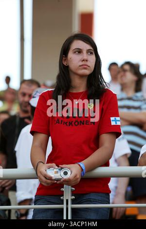 A Kimi Raikkonen (FIN) Ferrari fan. Japanese Grand Prix, Saturday 26th ...