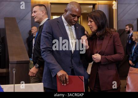 Foreign Secretary David Lammy during a tour led by the Icelandic ...