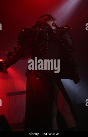 Nov 19, 2004; New York, NY, USA; Marilyn Manson at Roseland.. (Credit ...