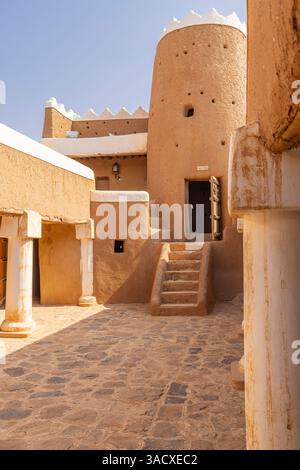 Saudi Arabia, Hail Province, Hail. Qishlah Palace on a hill overlooking ...