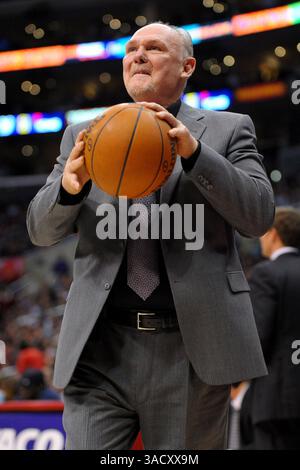 Denver Nuggets head coach David Adelman in the second half of an NBA ...