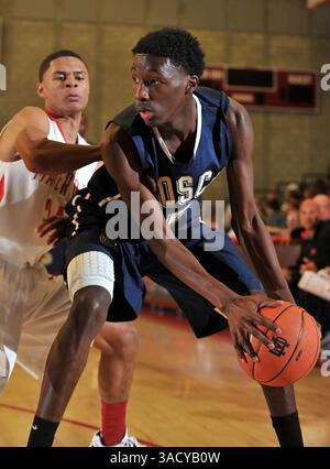 The St. John Bosco Braves during a CIF high school football game ...