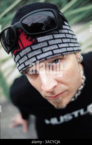 Mar 06, 2002; Paris, FRANCE; Singer JEFF SCHEEL of the industrial ...