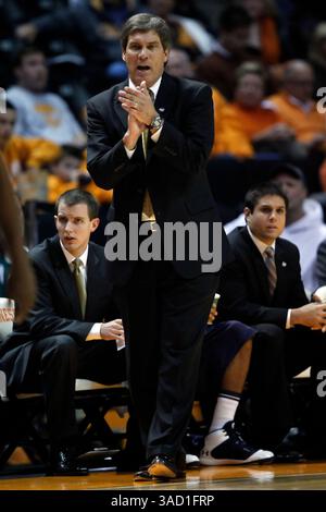 UNC Greensboro head coach Mike Jones reacts to play against North ...