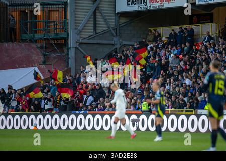 Scotland fans during the UEFA Nations League match at Hampden Park ...