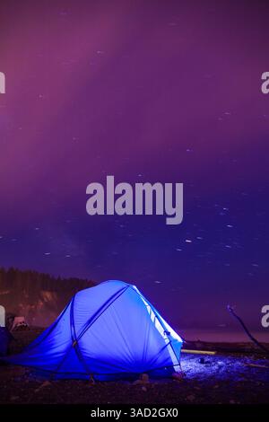 Camping on First Beach and James Island, Quileute Reservation, La Push ...