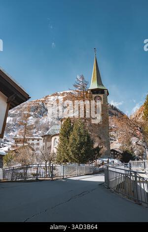 Green nature, snowy mountains and traditional wooden plateau houses ...