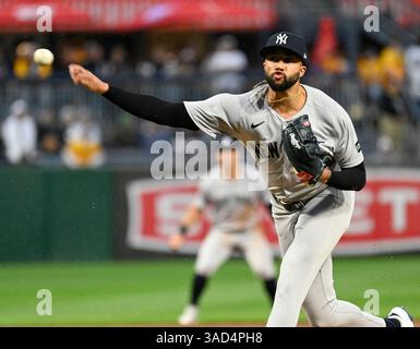 New York Yankees pitcher Devin Williams throws against the Detroit ...