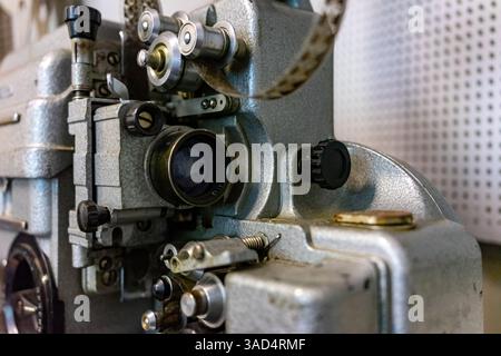 Close-up of projector parts Stock Photo - Alamy