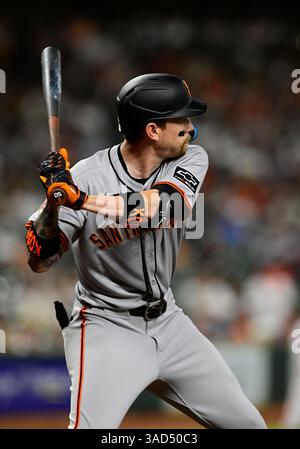 San Francisco Giants' Christian Koss during a baseball game against the ...