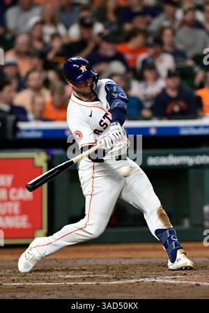 Houston Astros first baseman Christian Walker (8) throws out Chicago ...