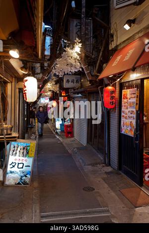 Narrow, obscure Omoide Yokocho (Memory Lane) is a restaurant alleyway ...