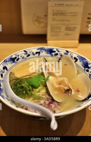 Hamaguri clam ramen at Toyosu Market in Tokyo, Japan Stock Photo - Alamy