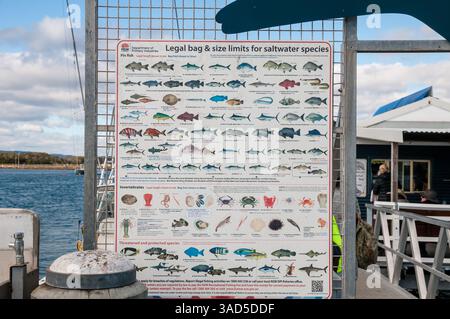 Legal bag and size limits for saltwater fish fishing on the Australian ...