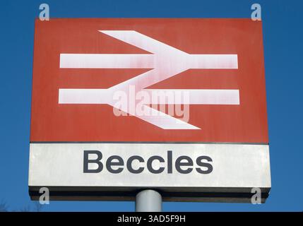 Beccles Rail Station Suffolk England Stock Photo - Alamy