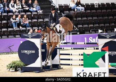 Lea-Sophia Gut of Germany with Canturia 2 during the German U25 Trophy ...