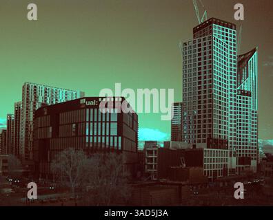 Newly built UAL, University of the Arts, building in Elephant and ...