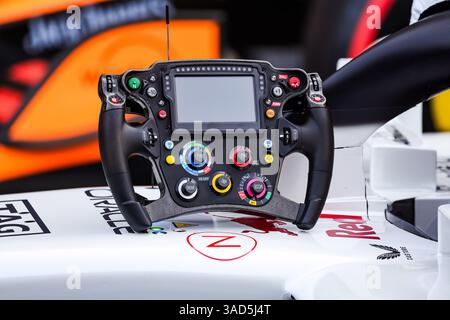 Red Bull Racing RB21, mechanical detail rear wing during the Formula 1 ...