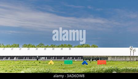 summer landscape of a section of the parrish art museum Stock Photo - Alamy