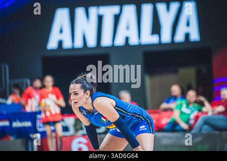 LINDA NWAKALOR EKATERINA ANTROPOVA during Savino Del Bene Scandicci vs ...