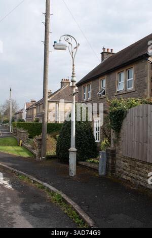 Telegraph Pole and Street Lamp England UK Stock Photo - Alamy