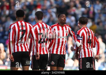 Wilson Isidor of Sunderland FC during the Premier League match between ...