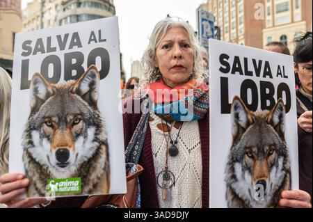 Demonstration against the new Hunting Law of the Community of Madrid ...