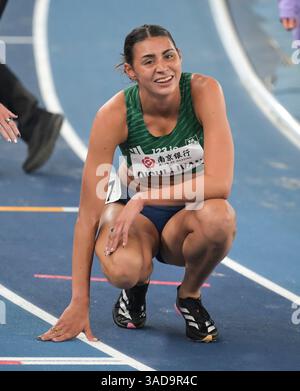 Sophie O'Sullivan of Ireland competing in heat 3 of the 1500m at the ...