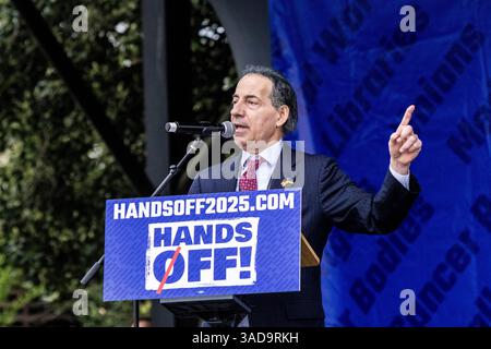 Rep. Jamie Raskin (D-Md.) delivers remarks during a portrait unveiling ...