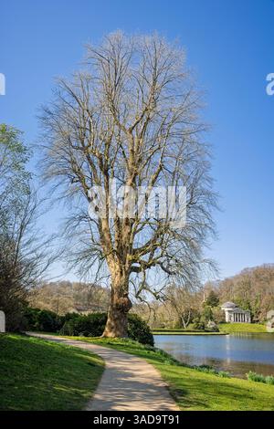 Stourhead Gardens in the Spring Stock Photo - Alamy
