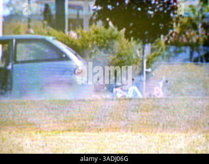 This is a video frame grab of BRIAN WELLS just before his explosive ...