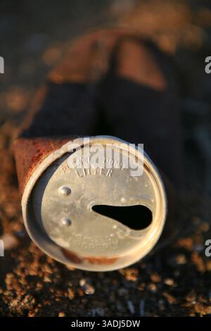 Jul 30, 2008 - Alice Springs, NT, Australia - Slices of ham and a can ...