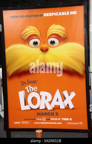 THE LORAX POSTER, THE LORAX, 2012 Stock Photo - Alamy