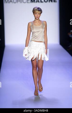MAURICE MALONE Spring/Summer 2004 Collection presented during Mercedes ...