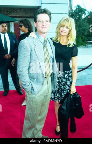 May 30, 1995; Burbank, CA, USA; Actors GOLDIE HAWN and husband KURT ...