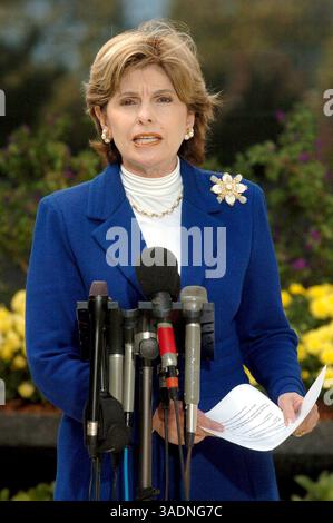 Attorney Gloria Allred speaks to the media outside of the Arthur M ...