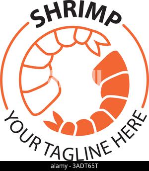 Shrimp seafood logo design Stock Vector Image & Art - Alamy