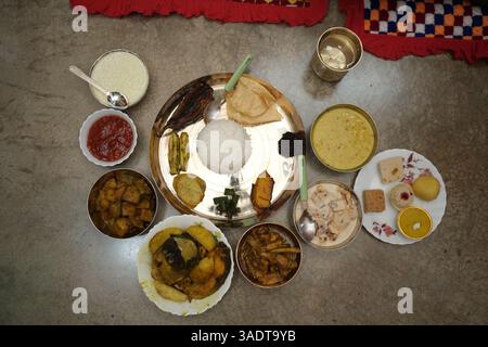 Indian Food in Rice ceremony Stock Photo - Alamy