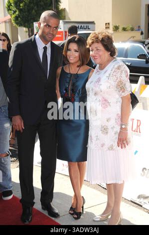Tony Parker and Eva Longoria. 17 August 2008 - Glendale, California ...