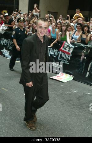Tom Felton at the World Premiere of 'Harry Potter and the Deathly ...